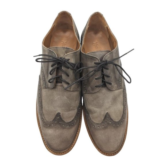 Frye | Shoes | Frye Mens Paul Wingtip Oxford Shoe In Stone Brown 5 D ...